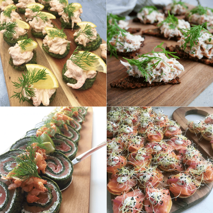Forretter med fisk - Perfekt til nytår eller fest - Mummum.dk