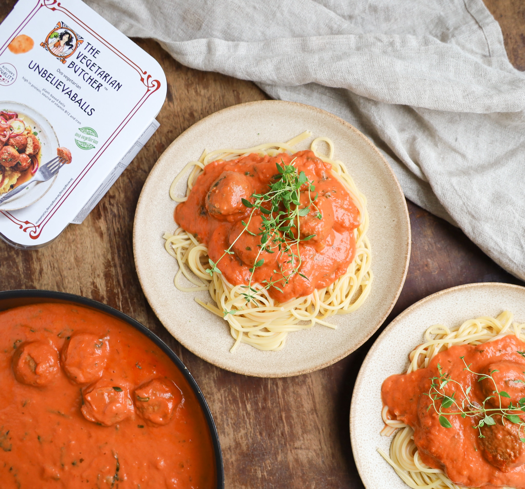 Vegetariske boller i tomatsauce - Vegetar kødboller - Mummum.dk