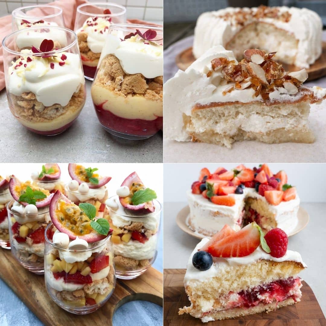 Desserter med frugt og makroner - Find opskrifter her! - Mummum.dk