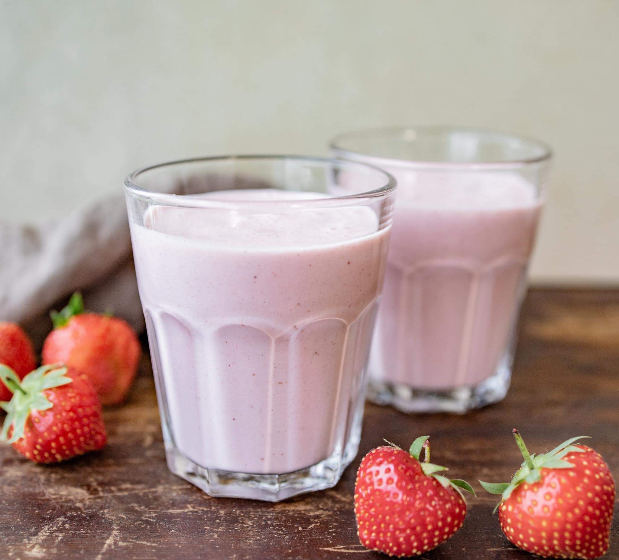 Jordbærmilkshake - Opskrift på milkshake med jordbær - Mummum.dk
