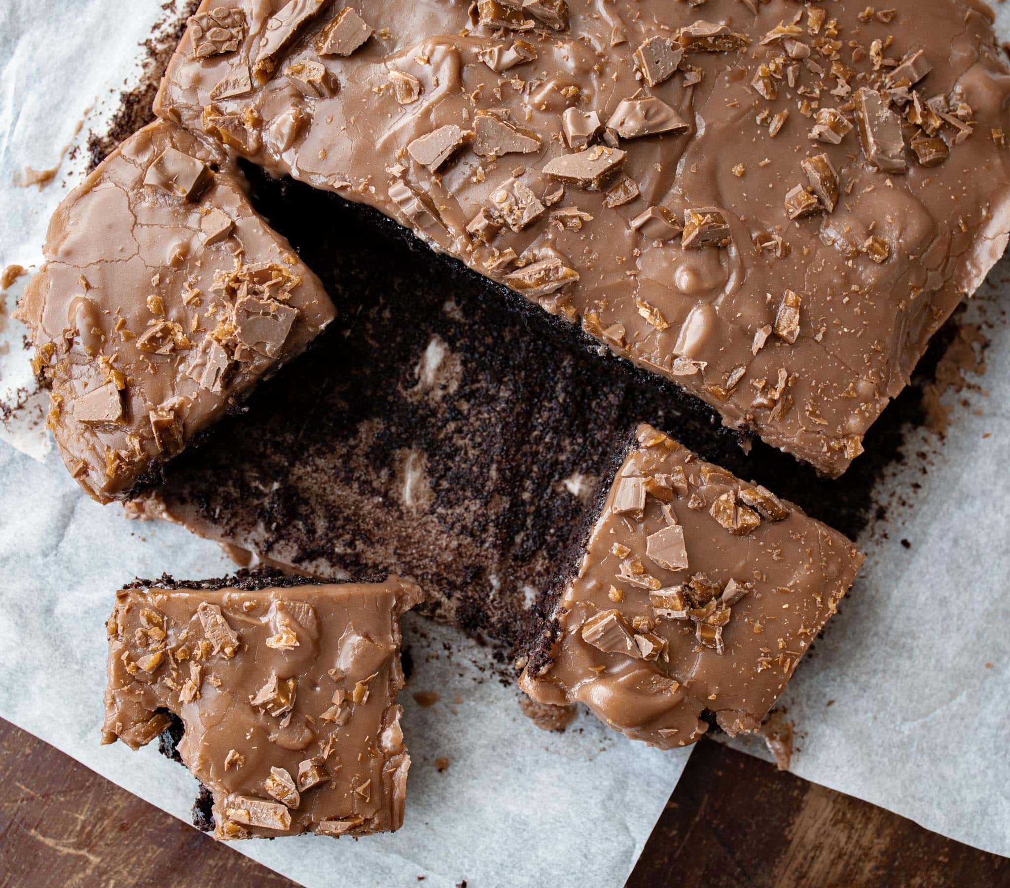 Daim kage - Opskrift på chokoladekage med Daim - Mummum.dk