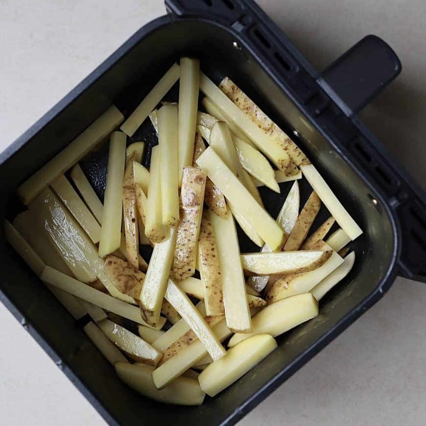 Pommes frites i airfryer - Hjemmelavede pomfritter i airfryer - Mummum.dk
