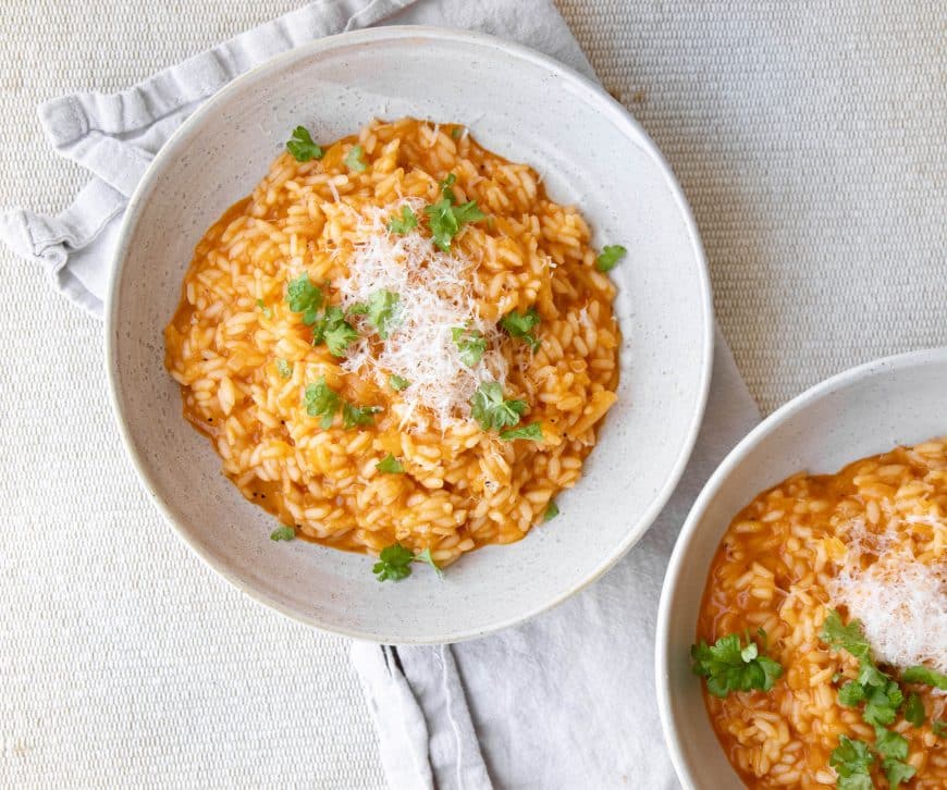 Tomatrisotto - Opskrift på Risotto med Tomat - Mummum.dk