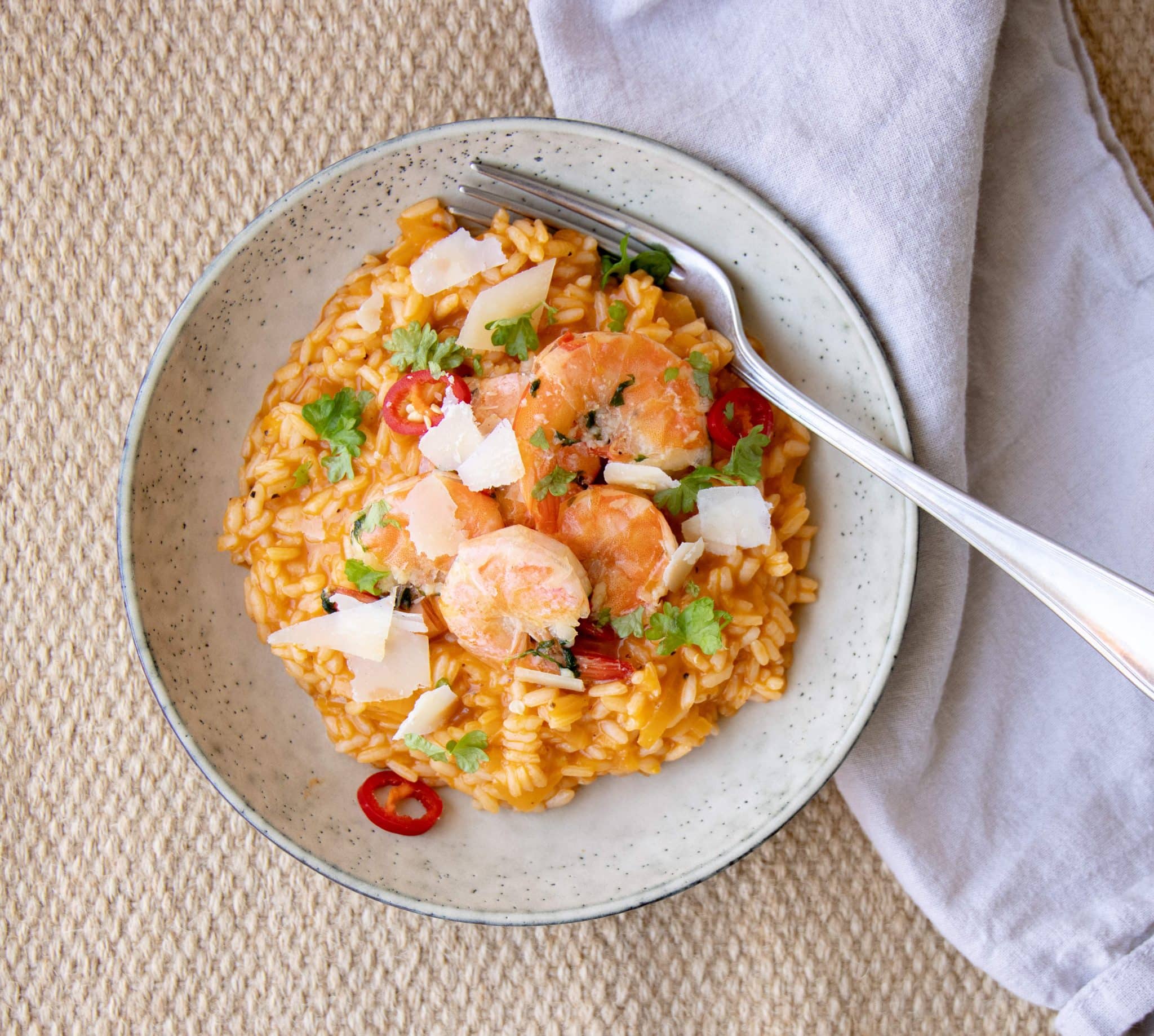 Risotto med rejer - Nem og Lækker opskrift - Mummum.dk