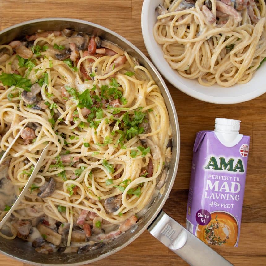 Cremet pasta med nduja - Nem opskrift - Mummum.dk
